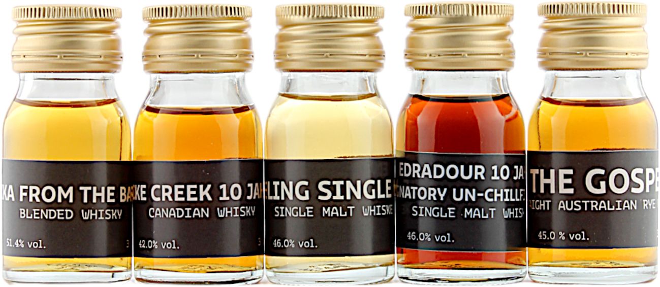 World of Whisky Tasting Probierset - International Whisky Journey 46.3% ...
